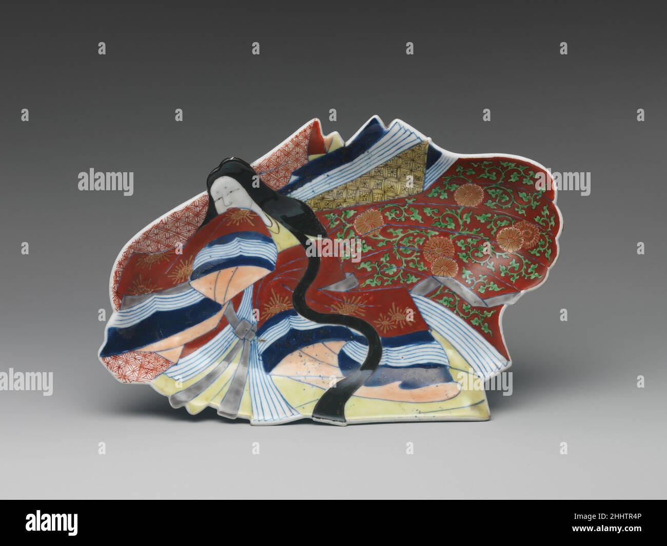 Dish in the Shape of a Princess 1690–1700s Japan This unusual dish is ...