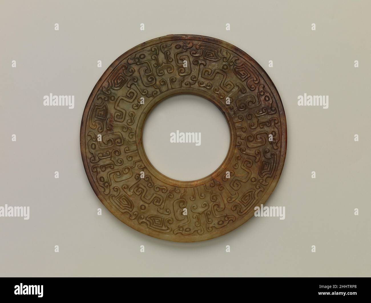 Annular Disk with Carved Designs China. Annular Disk with Carved ...