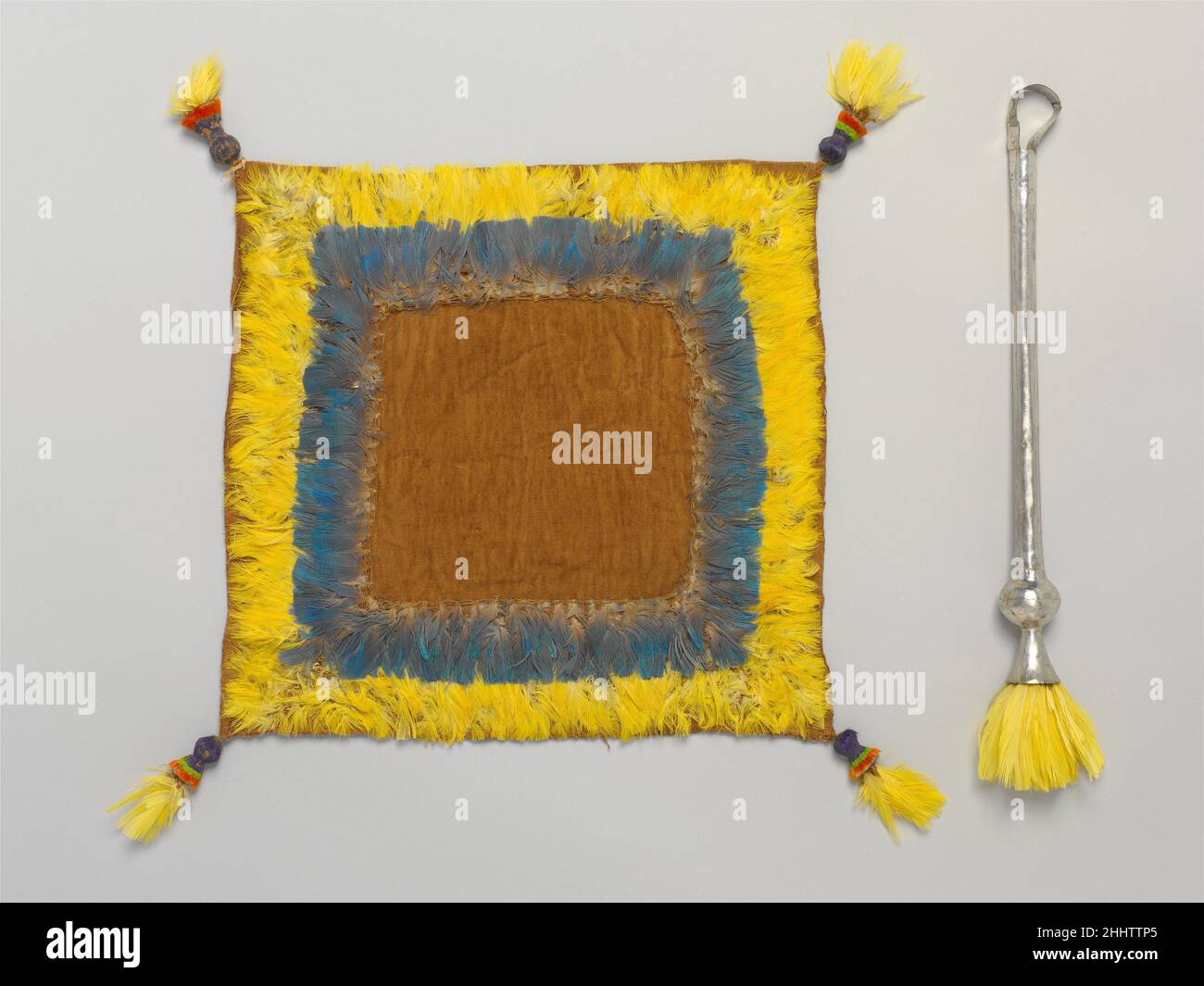 Scepter wand with feathers 13th–15th century Chimú or Chancay. Scepter ...