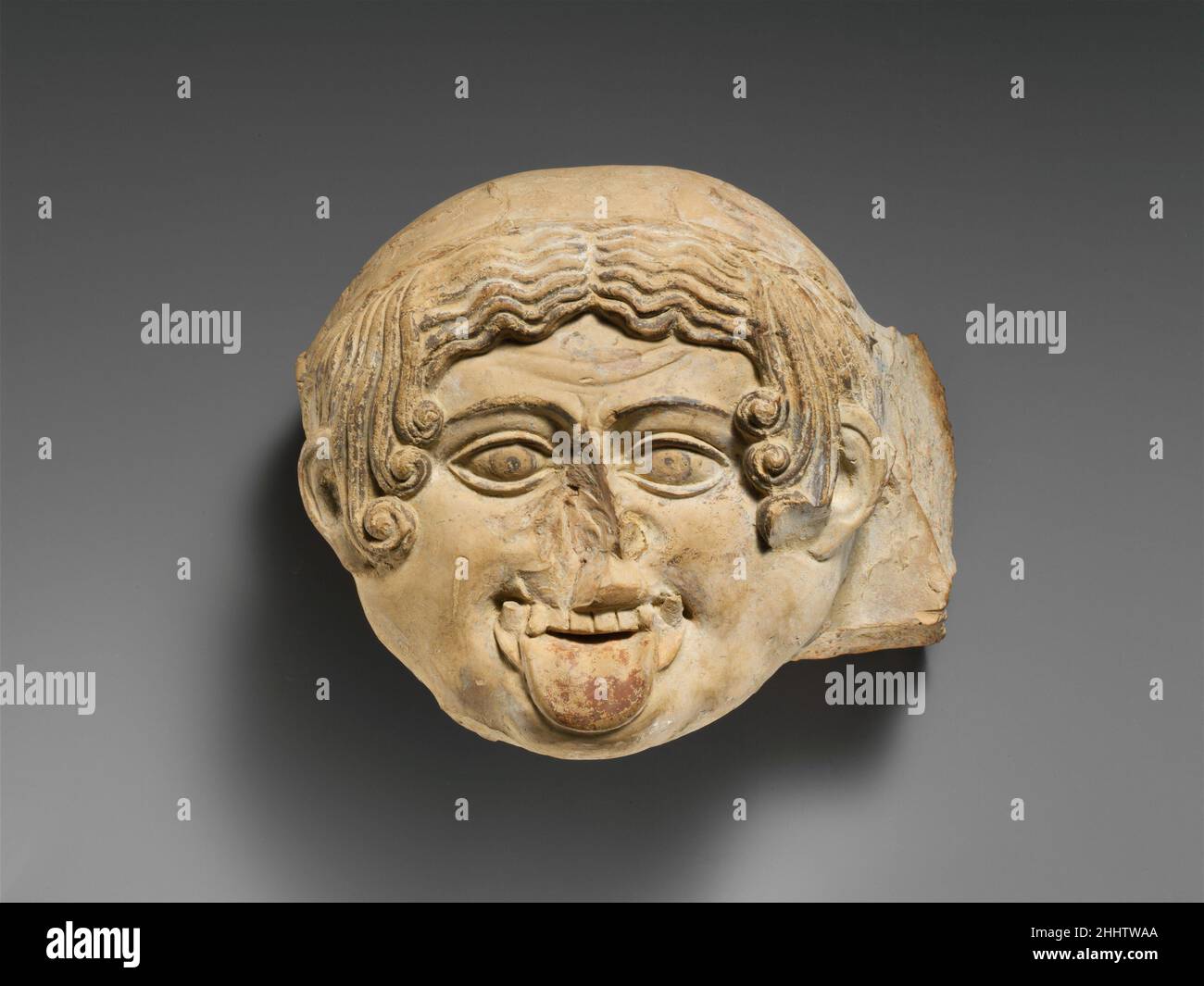 Terracotta antefix (roof tile) ca. 500 B.C. Greek Life-size; from the ...