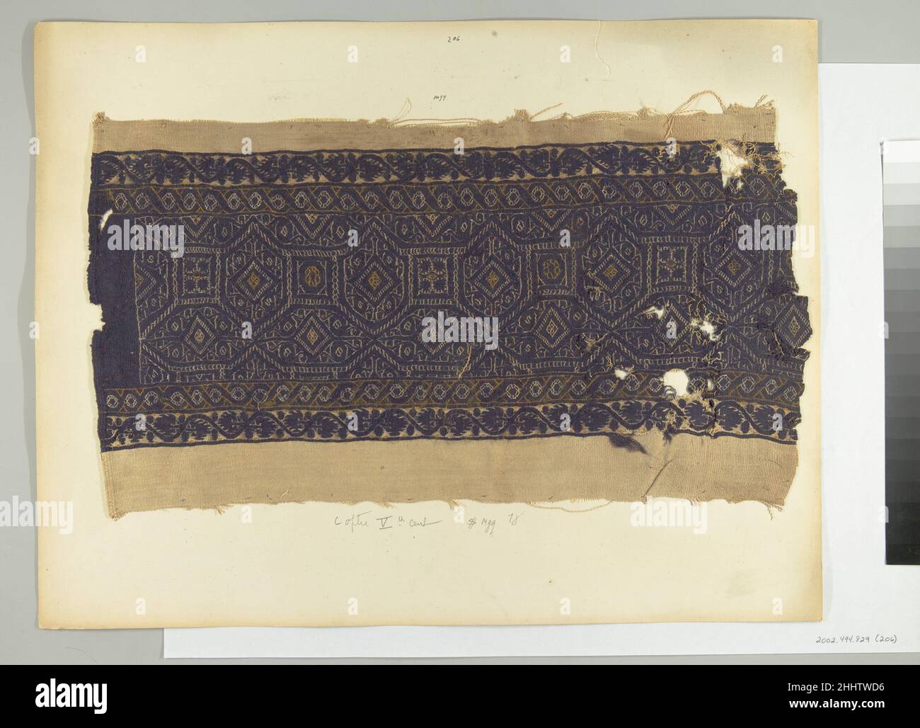 Textile Fragment 5th–6th century Coptic. Textile Fragment. Coptic. 5th ...