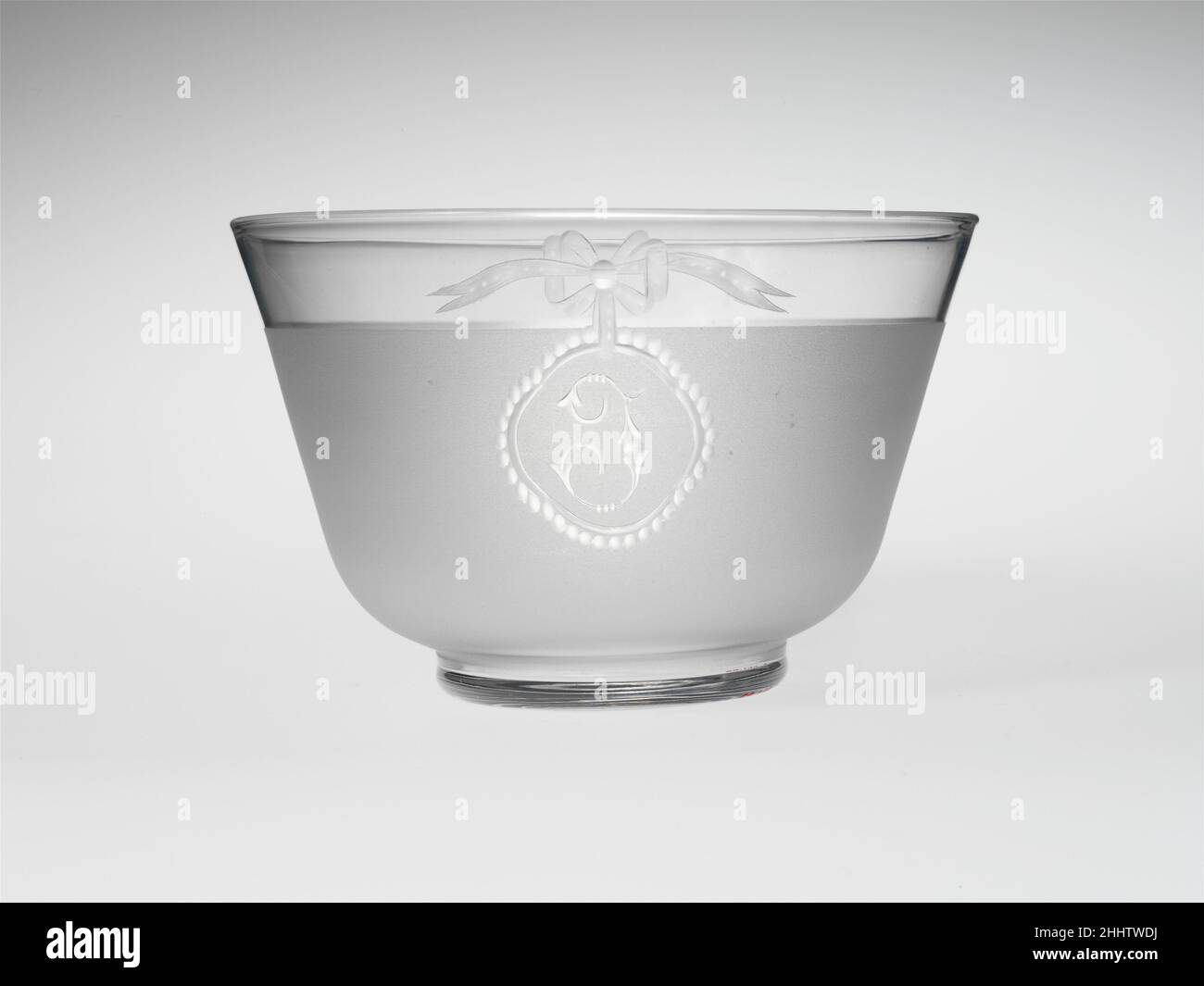 Finger Bowl 1830–70. Finger Bowl 3607 Stock Photo - Alamy