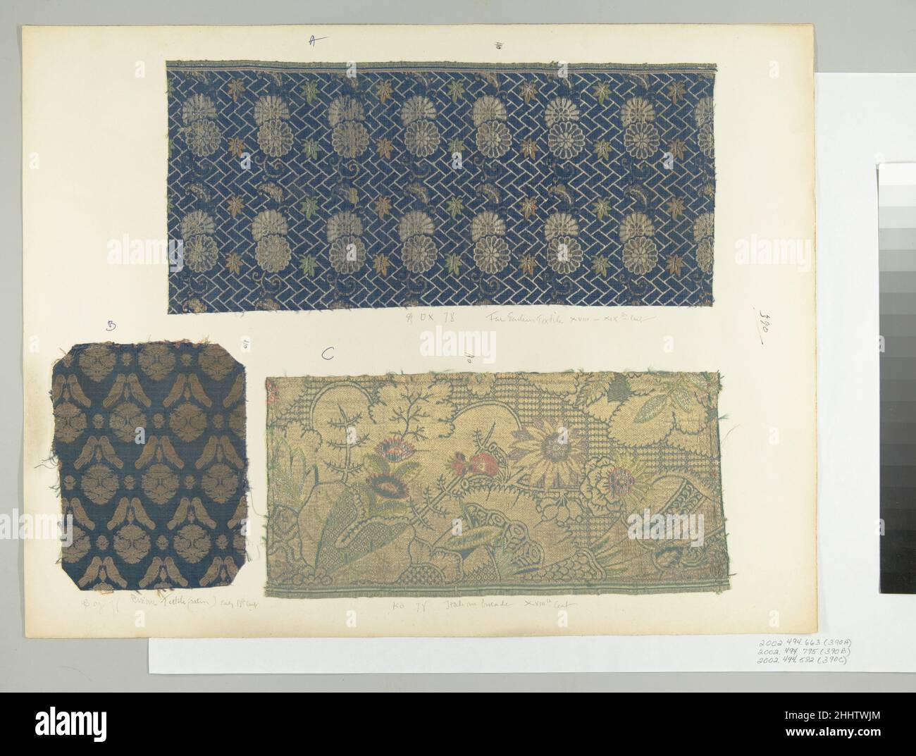 Piece Japan. Piece. Japan. Silk, metallic thread. Edo period (1615–1868 ...