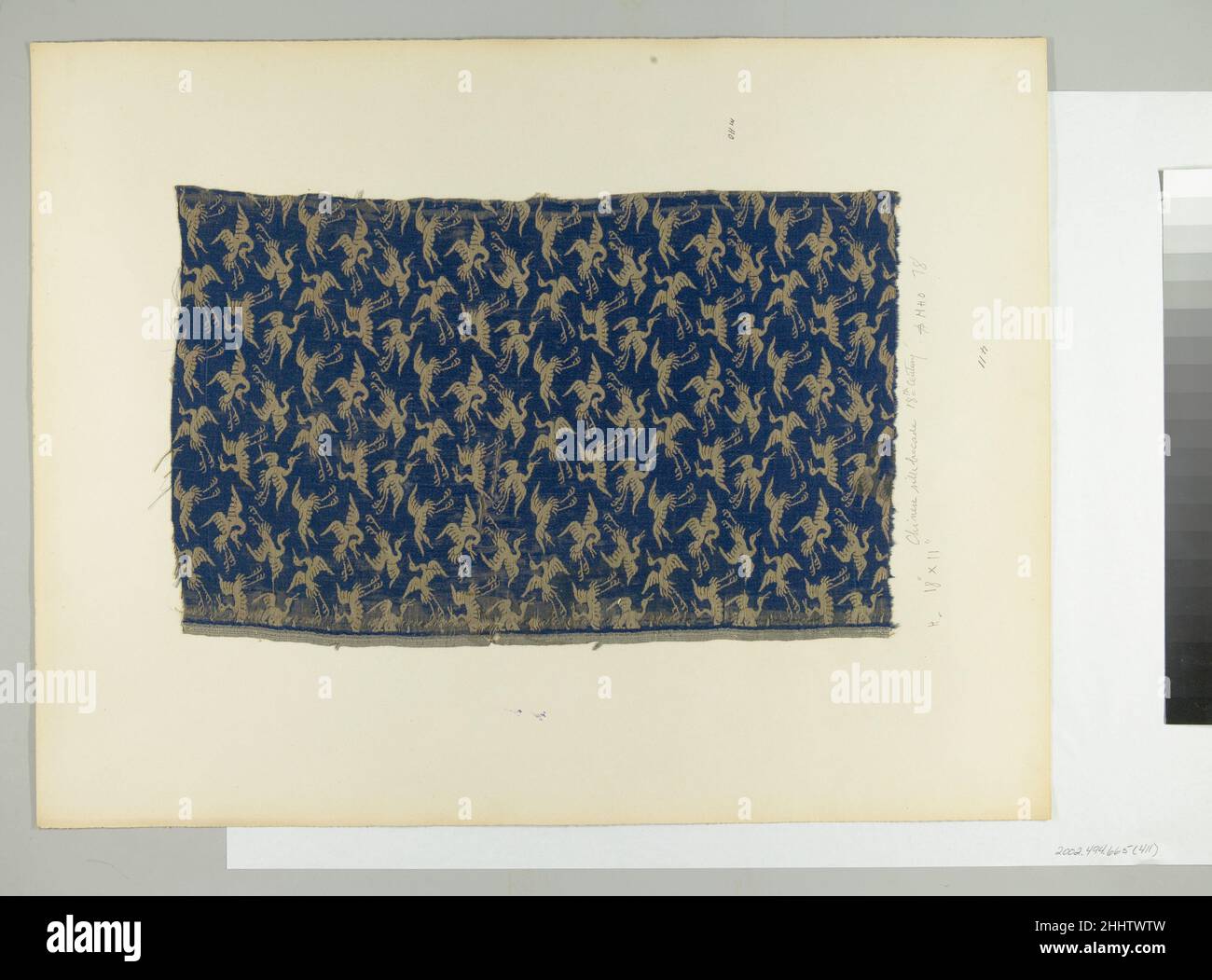 Piece Japan. Piece. Japan. Silk, metallic thread, perhaps ramie. Edo ...