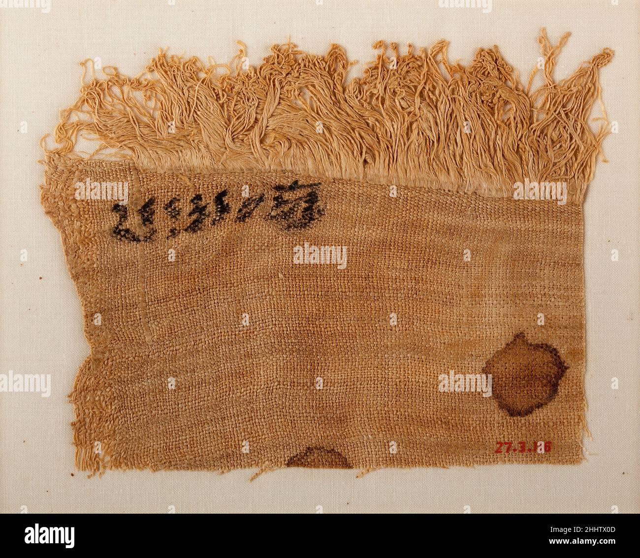 Linen mark (Type XIX) ca. 1961–1917 B.C. Middle Kingdom. Linen mark ...