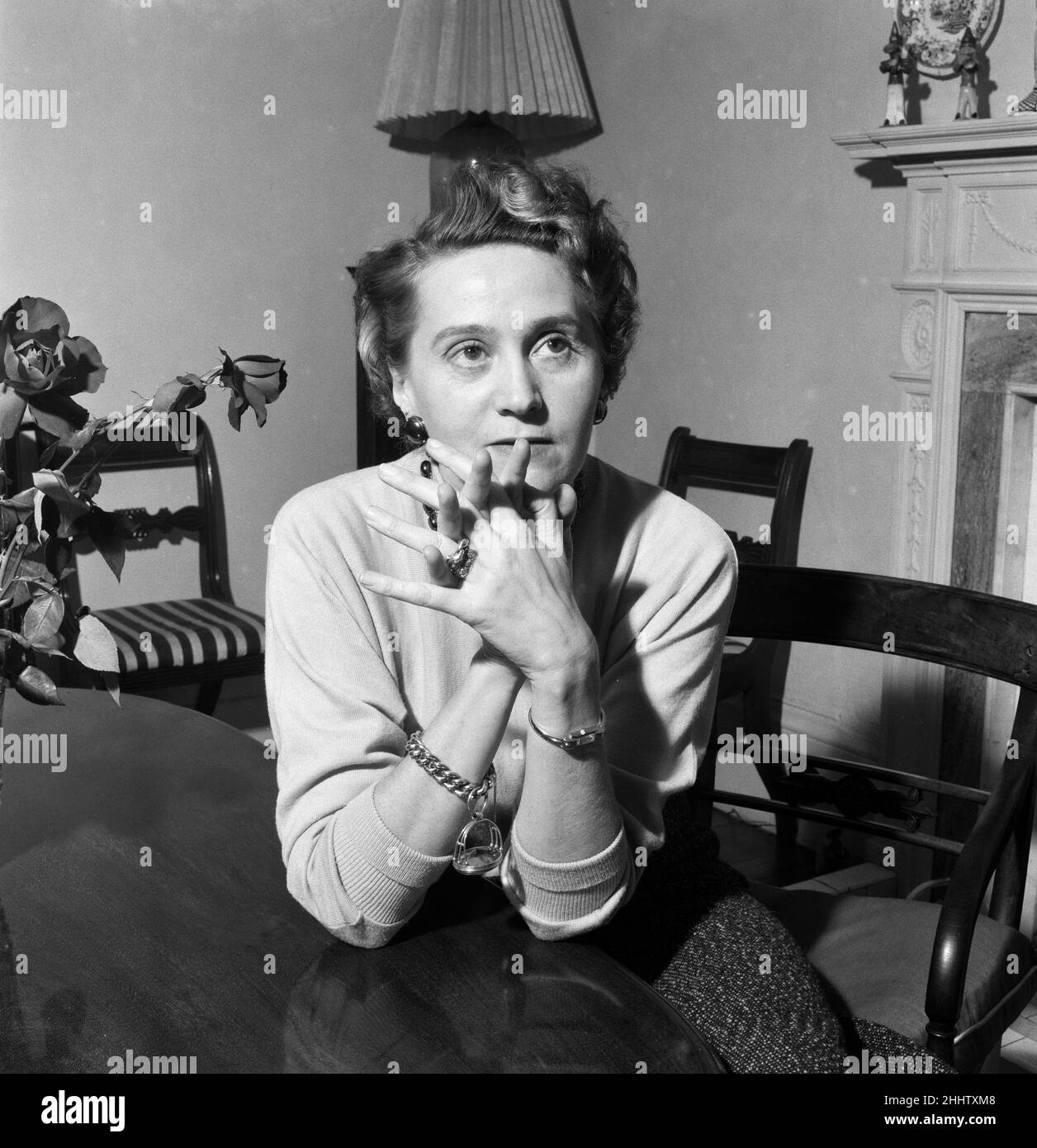 Odette Churchill. 6th November 1953.Odette Churchill. 6th November 1953 ...