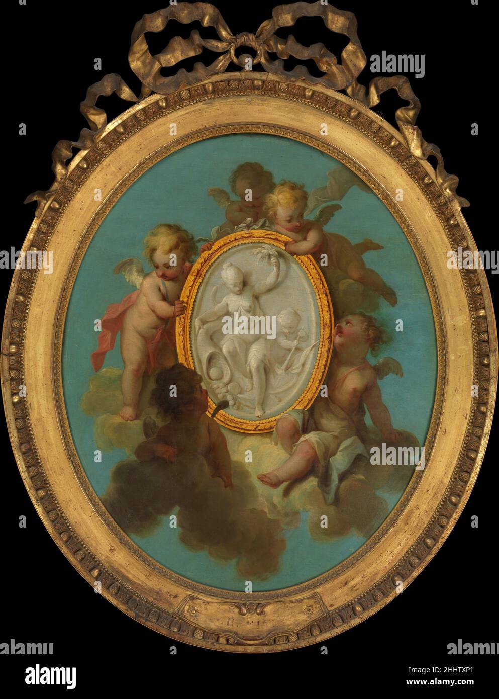 Putti with a Medallion Charles Dominique Joseph Eisen French Eisen was ...