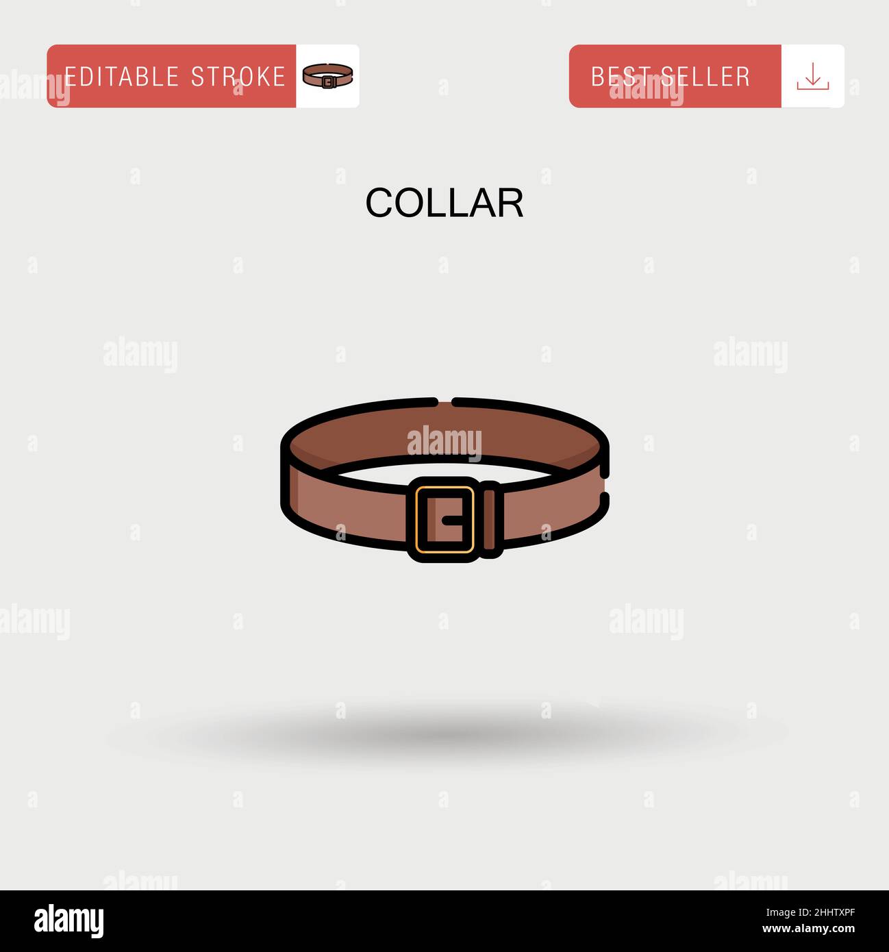 Collar Simple vector icon Stock Vector Image & Art - Alamy