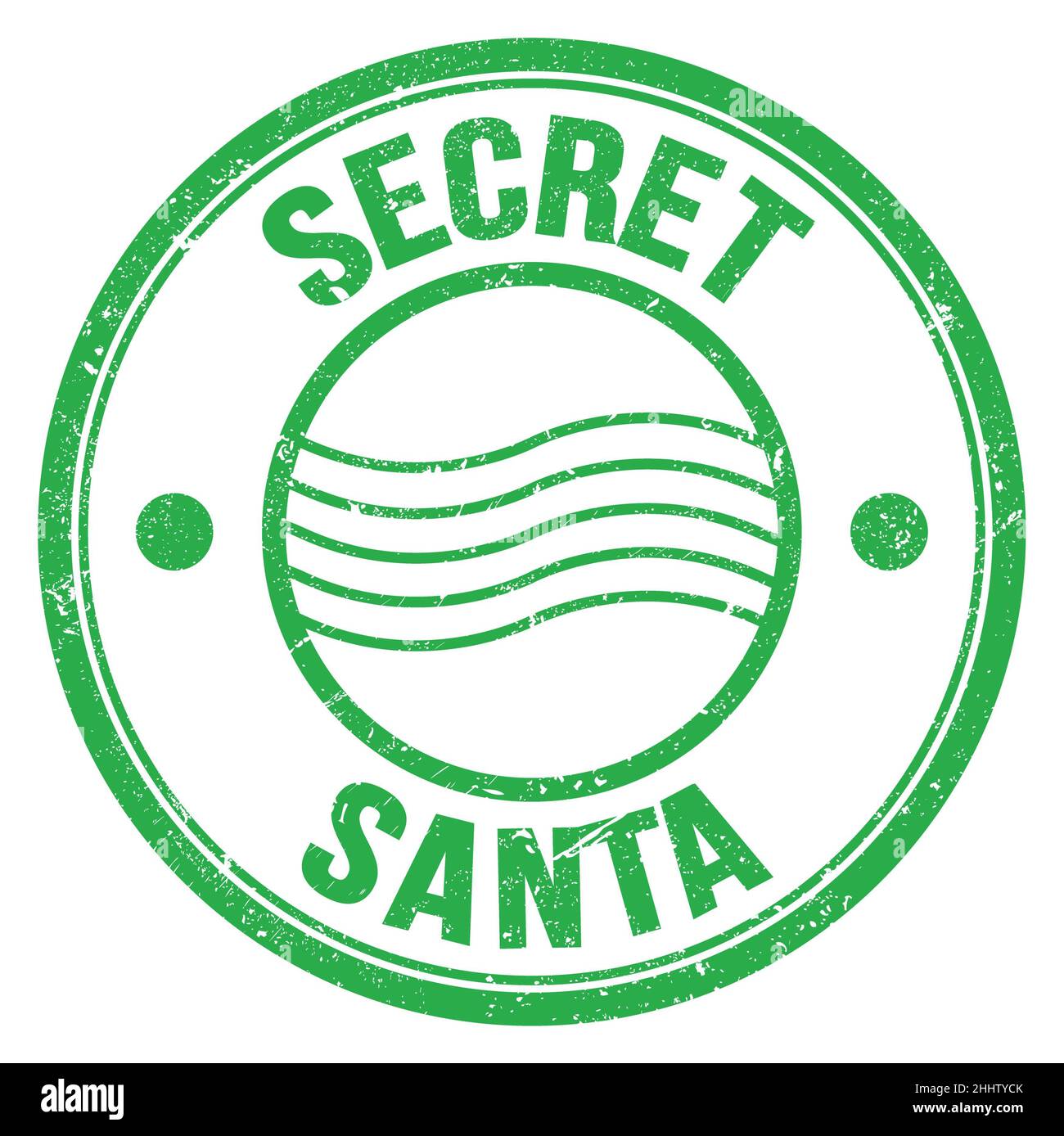 Secret santa stamp Cut Out Stock Images & Pictures - Alamy