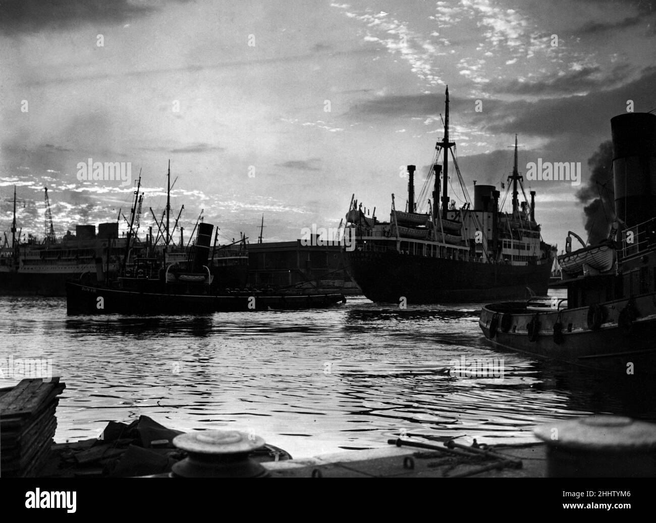 The Beaverbrae, Canadian ship that brought thousands of London dockers ...