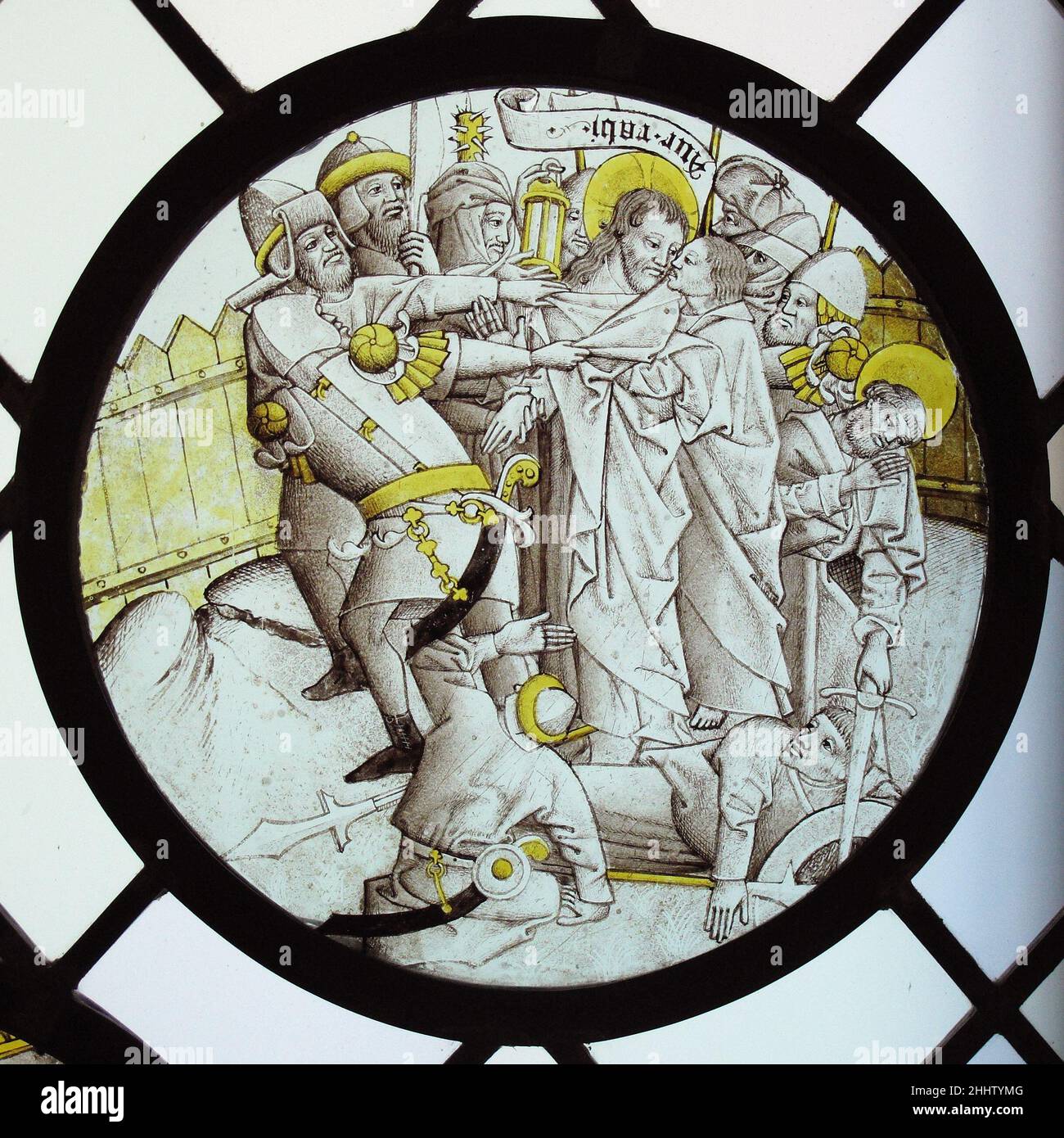 Silver stained glass roundel hi-res stock photography and images - Alamy