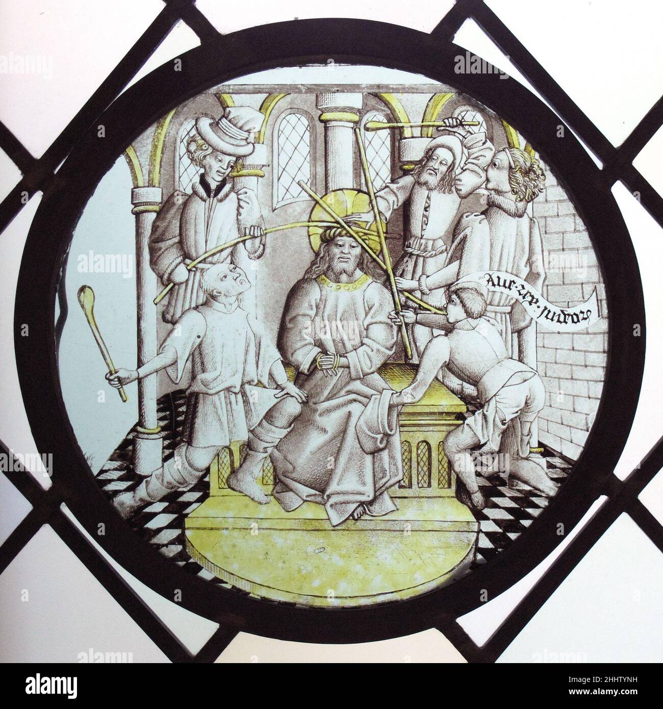 Roundel with Christ crowned with thorns and mocked 1480–90 German ...