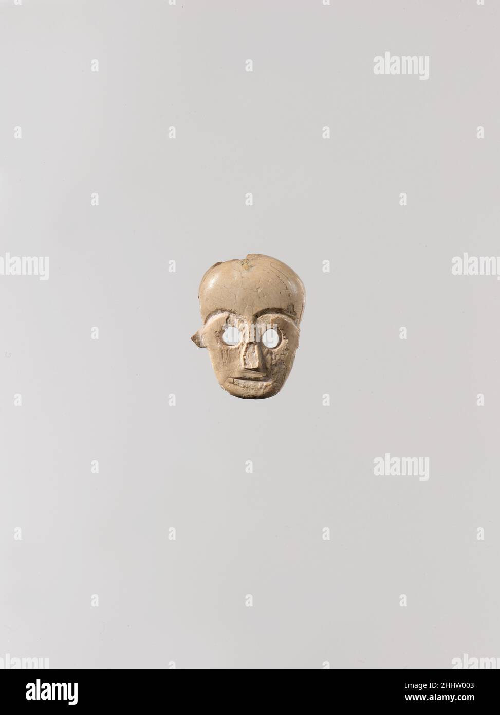 Face from a statuette ca. 3300–3100 B.C. Predynastic, Naqada III. Face ...