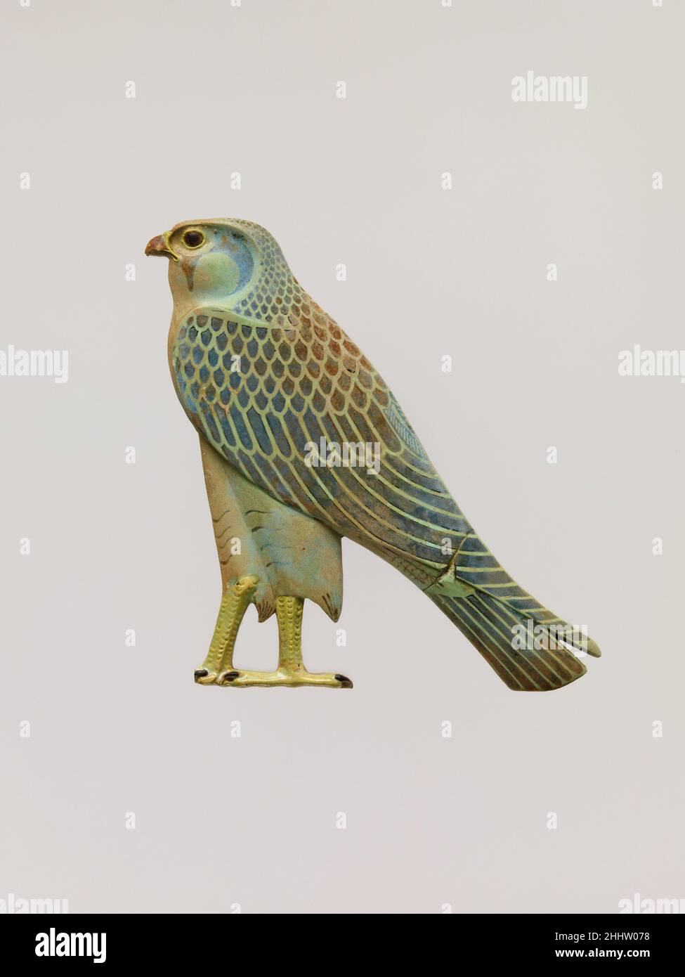 Inlay in the form of the Horus falcon 4th century B.C. Late Period ...