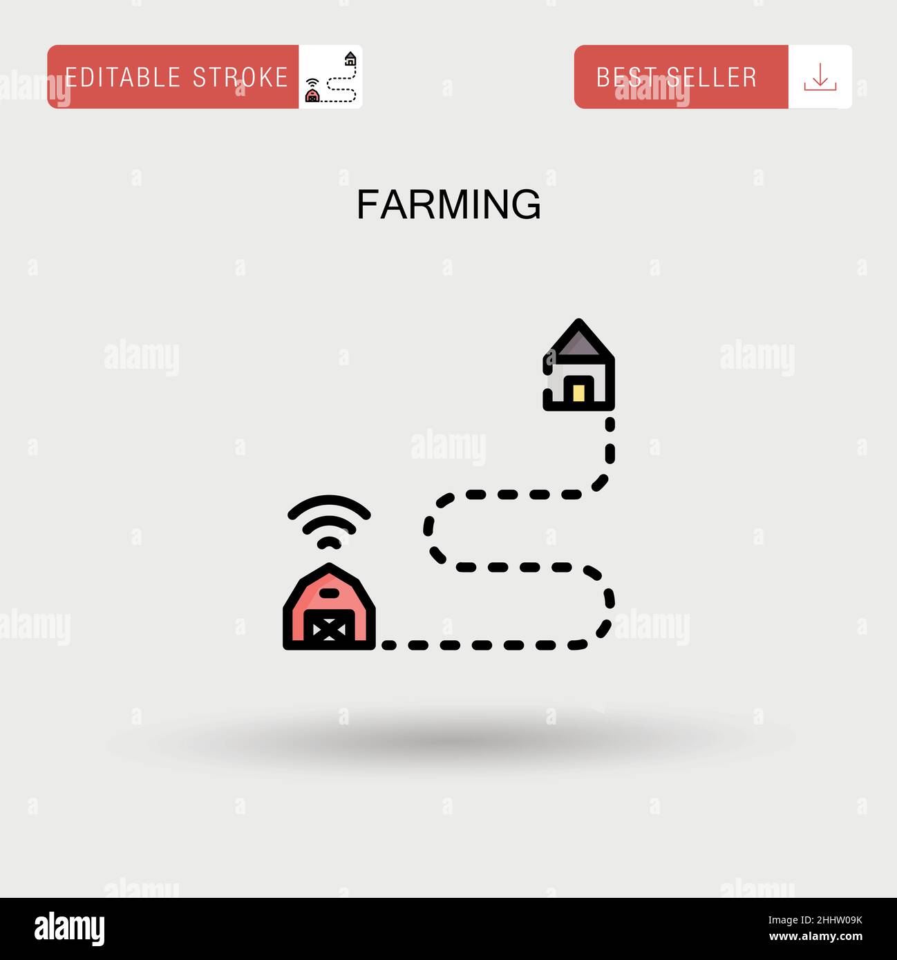 Farming Simple vector icon Stock Vector Image & Art - Alamy