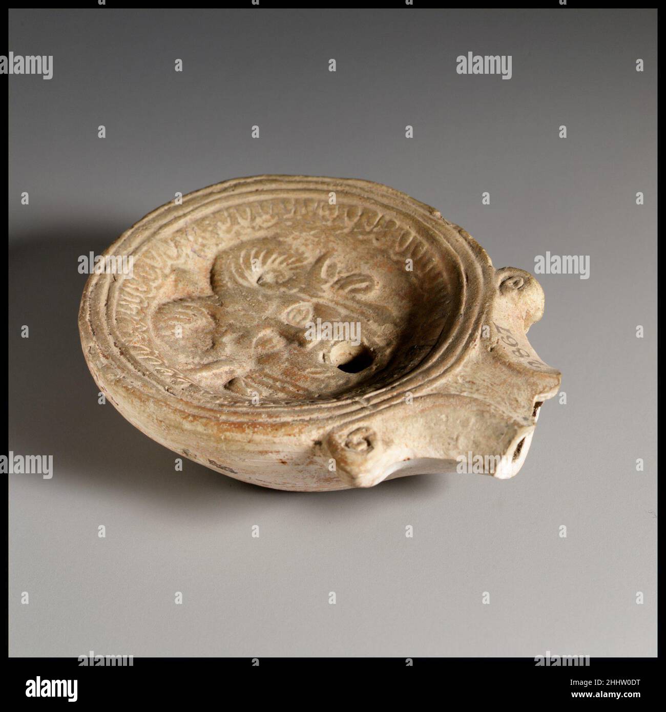 Terracotta oil lamp 1st half of 1st century A.D. Roman Loeschcke Type ...
