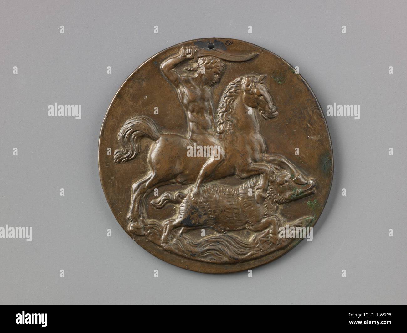 Meleager Hunting the Boar model early 16th century (possibly cast 17th ...