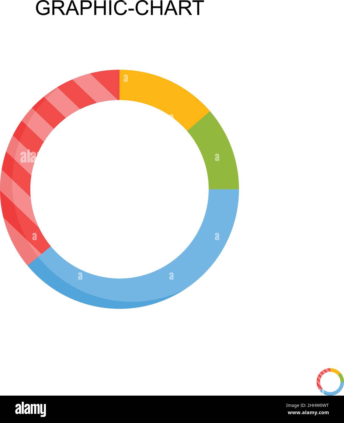 Graphic-chart Simple vector icon.Perfect color modern pictogram on ...