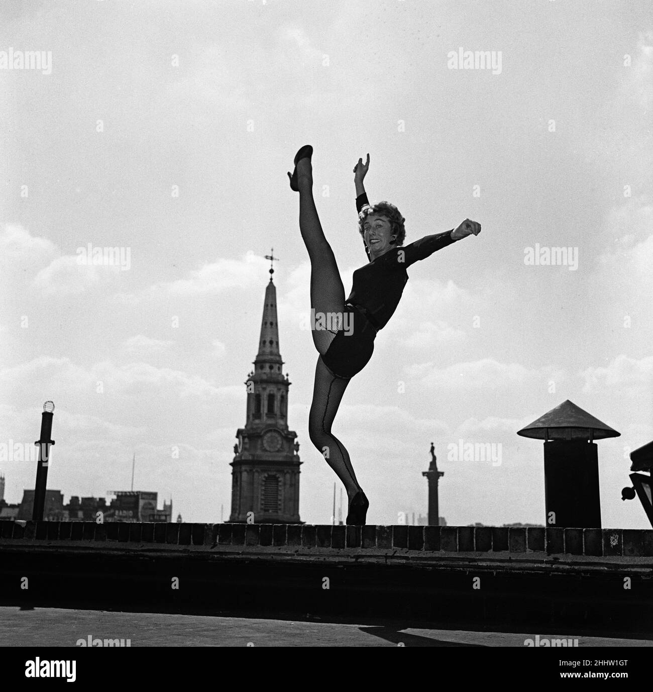 Dancer Gillian Lynne, the lead solo dancer of a new American musical ...