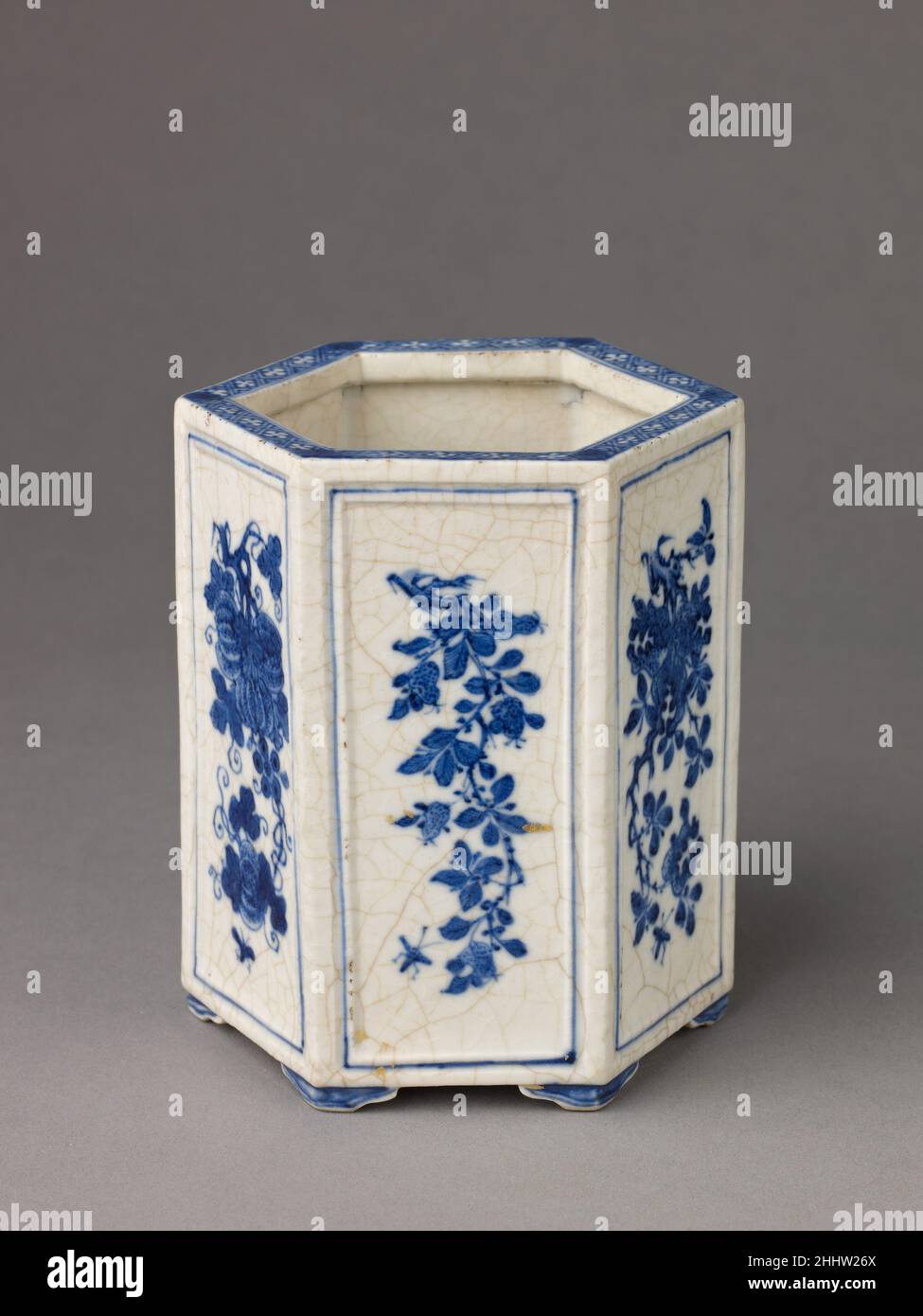 Hexagonal Jardinière probably 19th century Chinese. Hexagonal ...