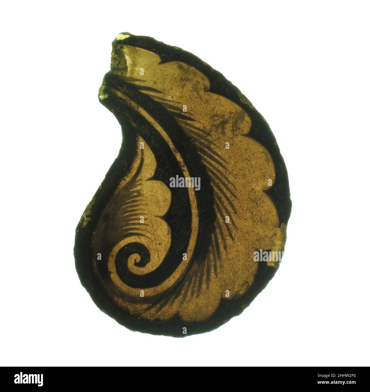 Glass Fragment 12th–14th century French. Glass Fragment. French. 12th ...