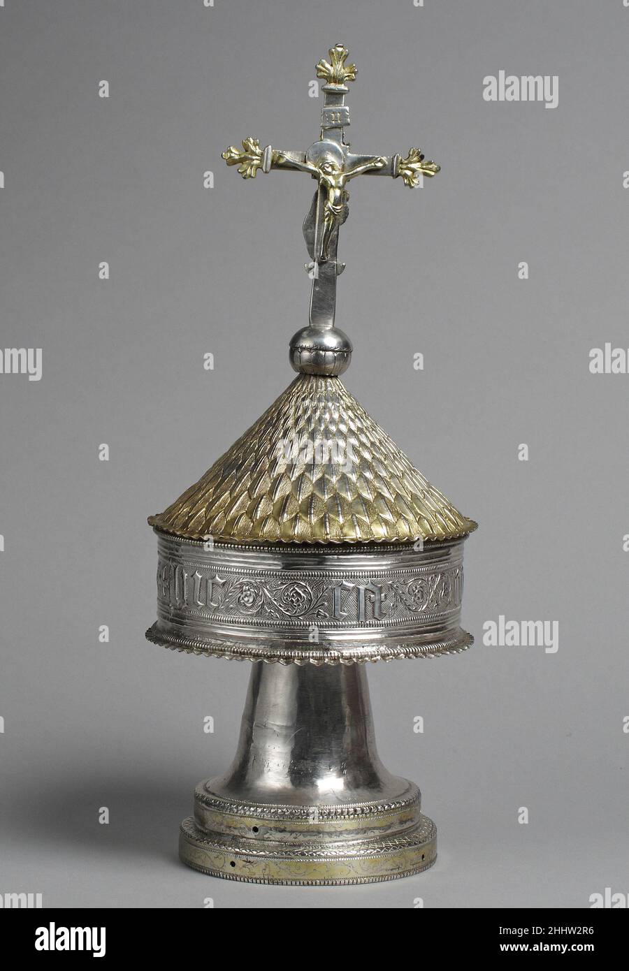 Pyx 15th century Spanish (?). Pyx. Spanish (?). 15th century. Silver, partly gilt. Metalwork ...