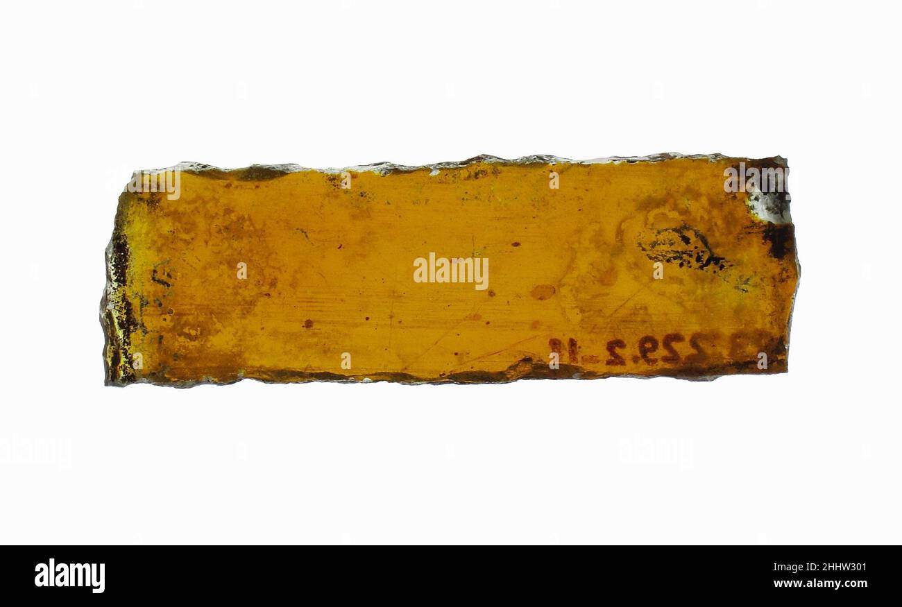 Glass Fragment 14th–15th century French. Glass Fragment. French. 14th ...