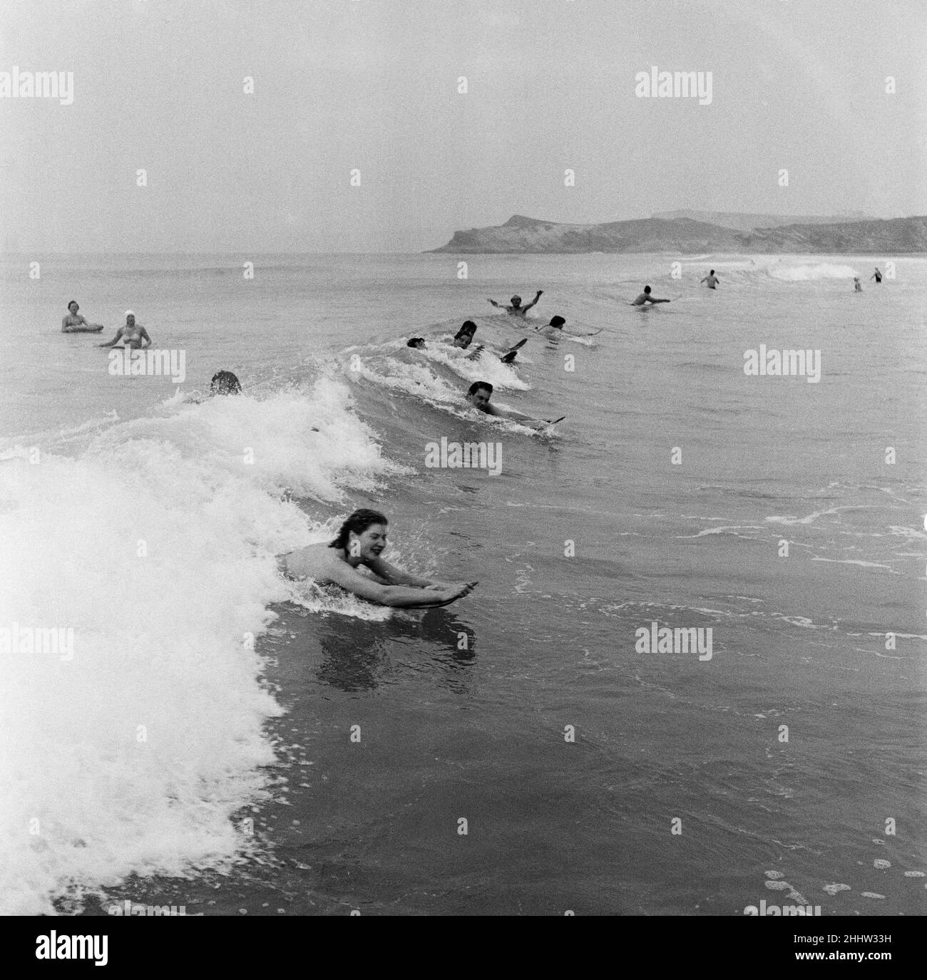 1950s surfing cornwall hi-res stock photography and images - Alamy