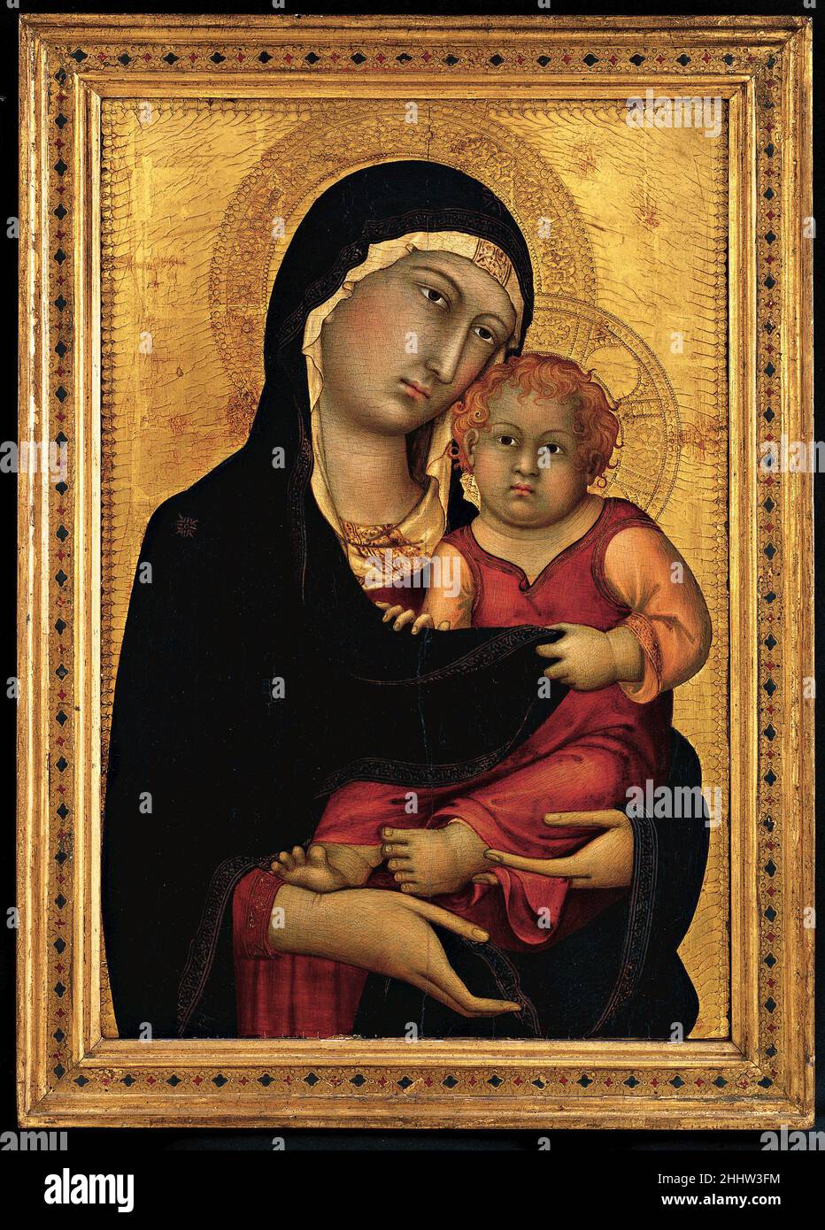 Cassetta frame on a polyptych panel ca. 1325 Italian, Siena. Cassetta ...