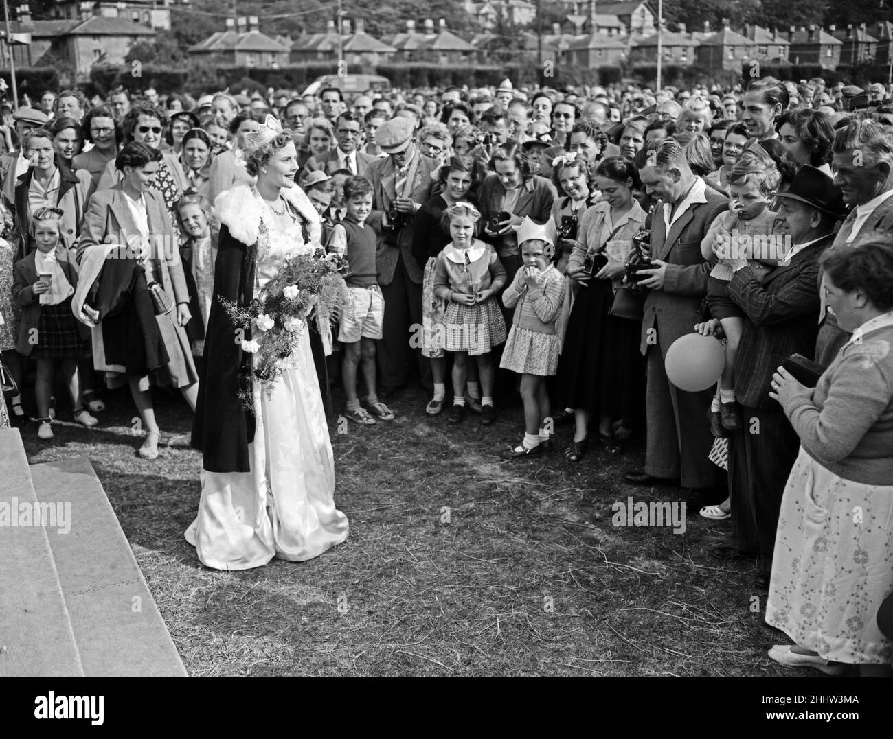 Isle of Wight, Ryde Carnival. 4th September 1952 Stock Photo - Alamy