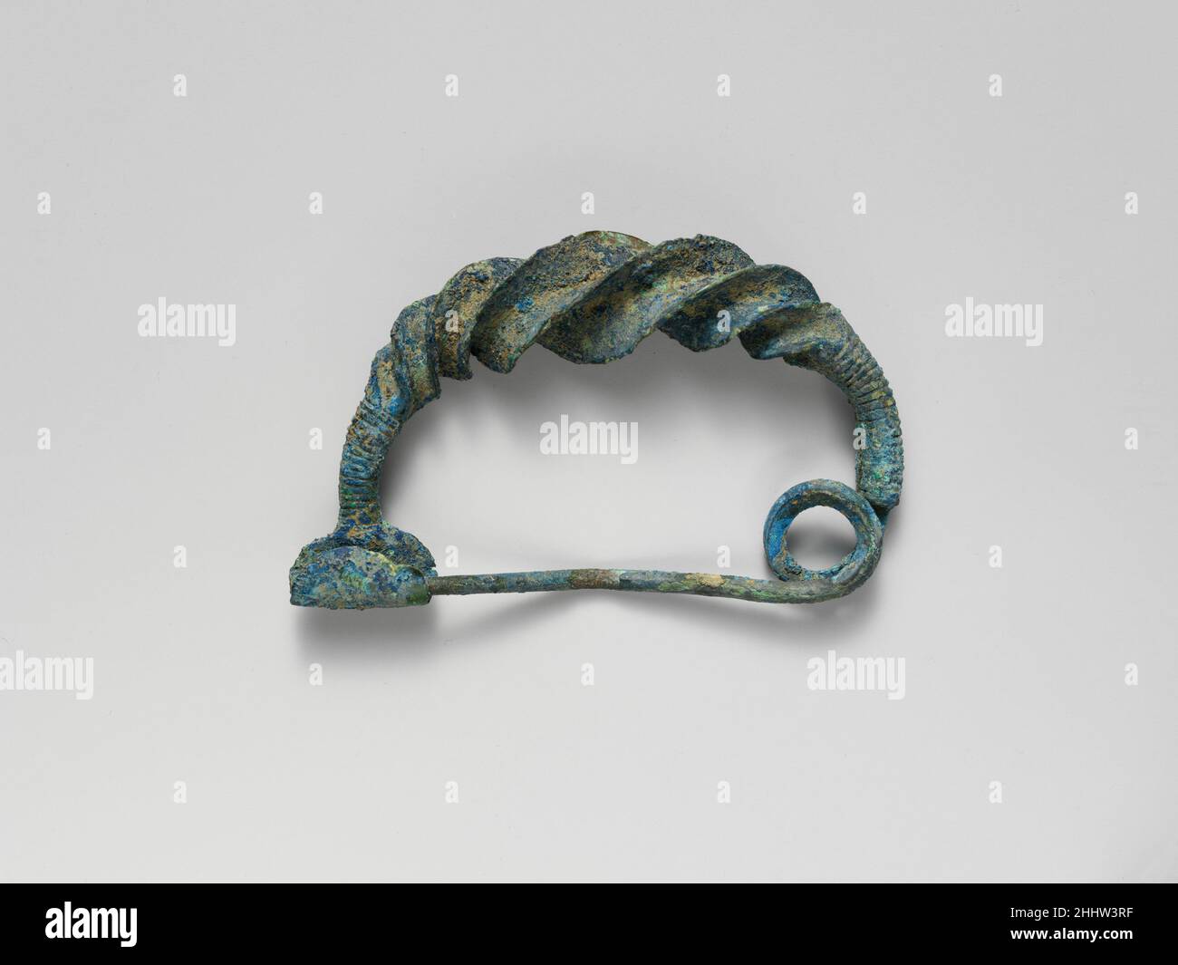 Bronze spiral-type fibula (safety pin) 9th century Villanovan Spiral ...