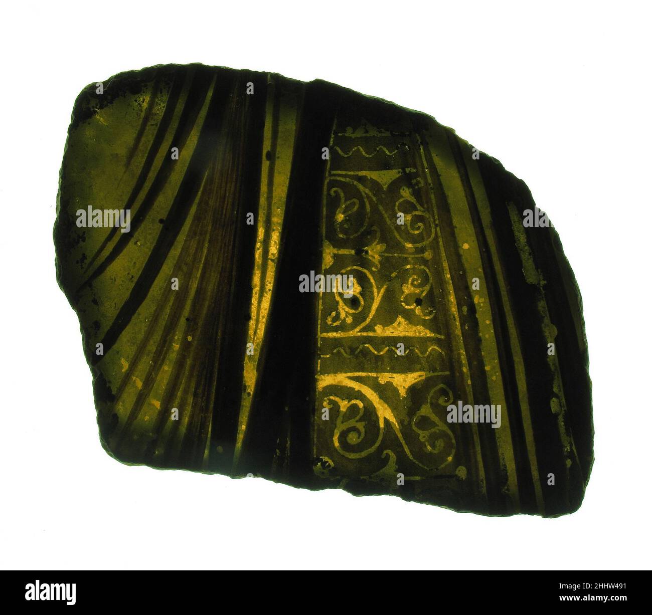 Glass Fragment 15th century European. Glass Fragment. European. 15th ...