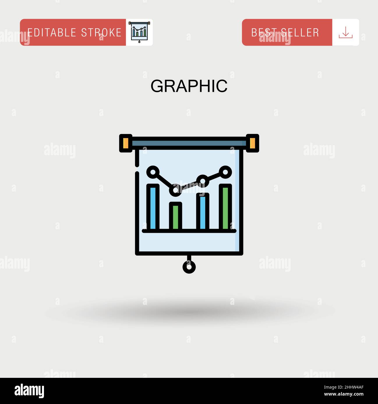 Graphic Simple vector icon Stock Vector Image & Art - Alamy