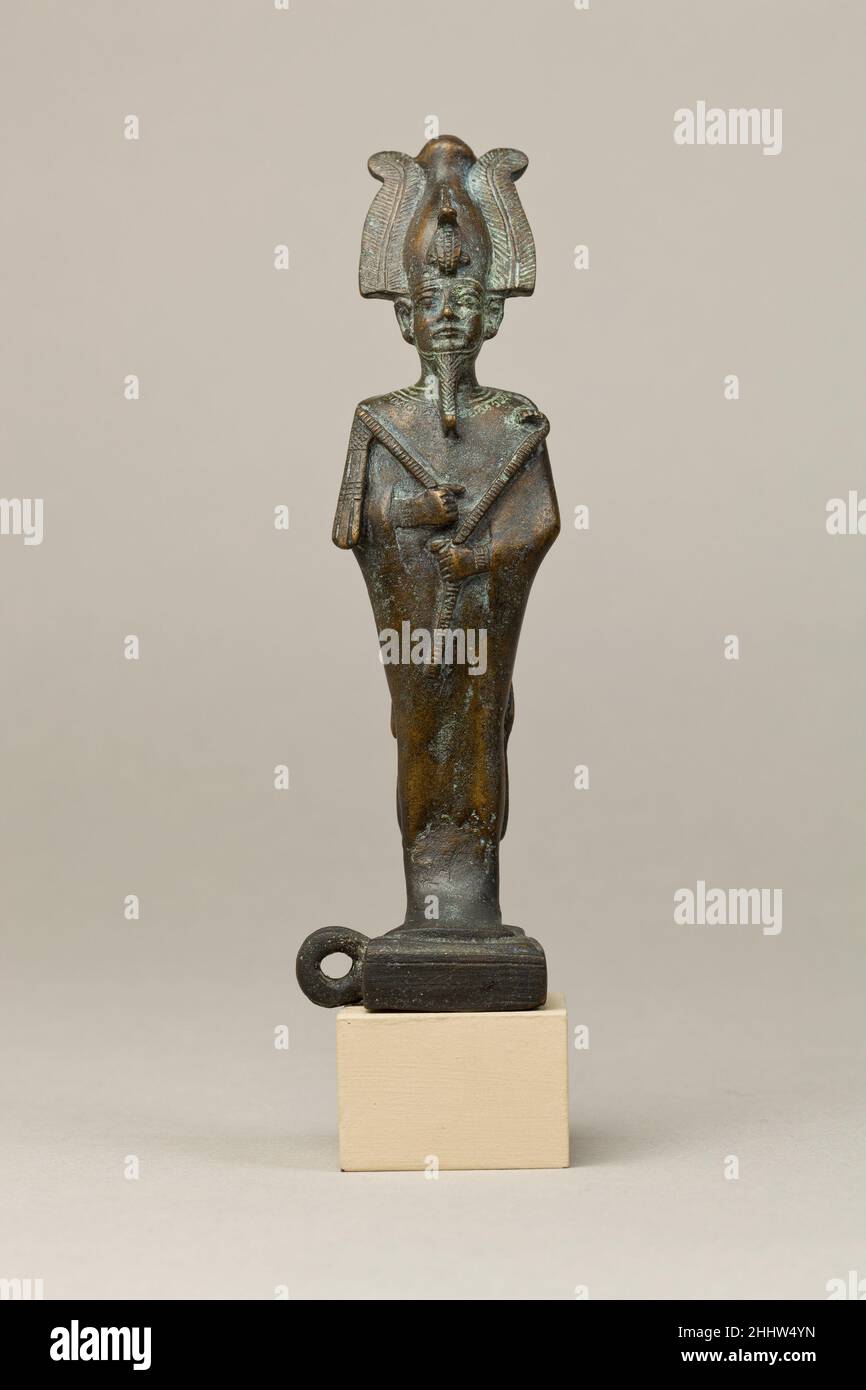 Osiris 664–30 B.C. Late Period–Ptolemaic Period Osiris, foremost of the ...