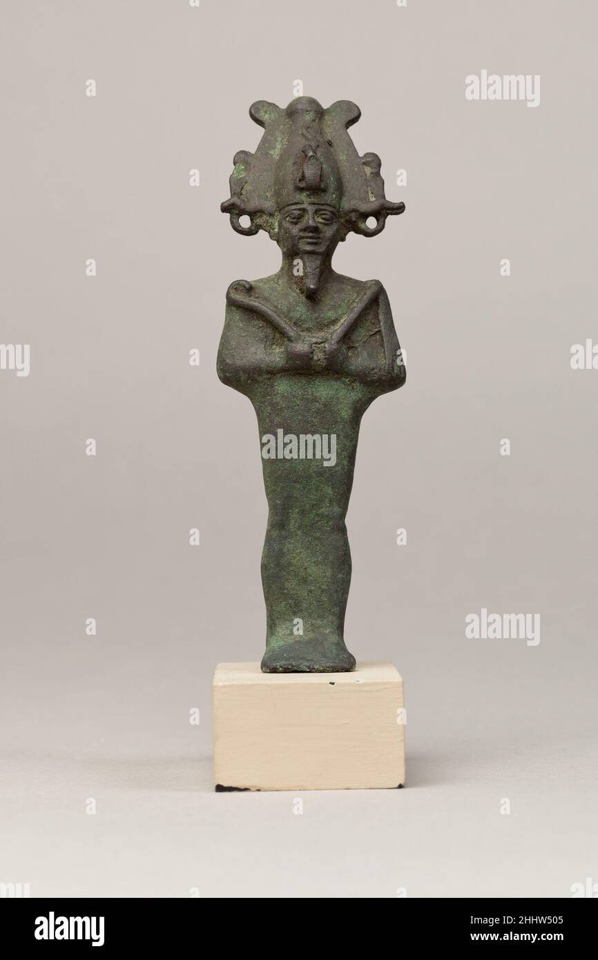 Osiris 664–30 B.C. Late Period–Ptolemaic Period Osiris, foremost of the ...
