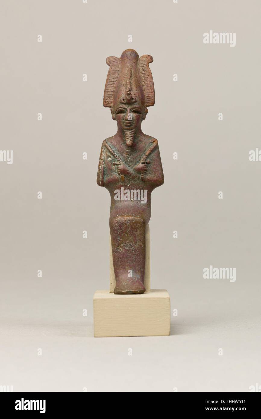 Osiris 664–30 B.C. Late Period–Ptolemaic Period Osiris, foremost of the ...
