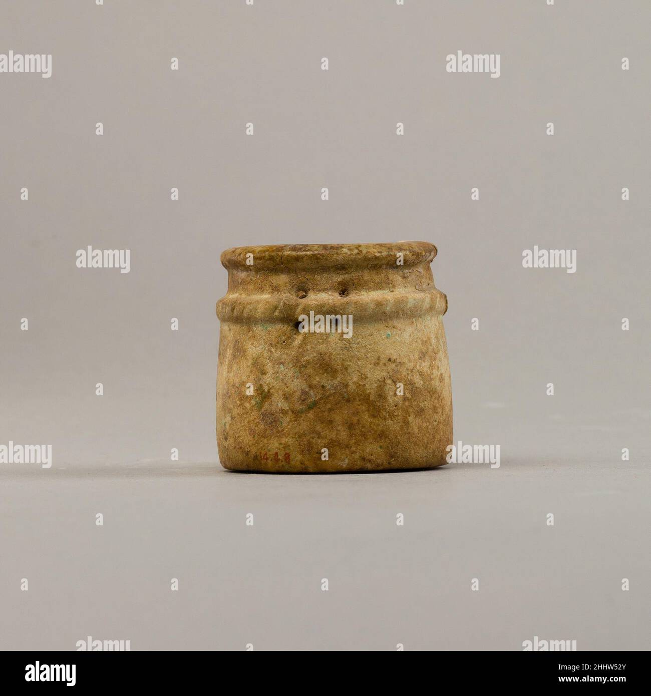 Small cylindrical jar with raised rope band ca. 3100–2649 B.C. Early ...