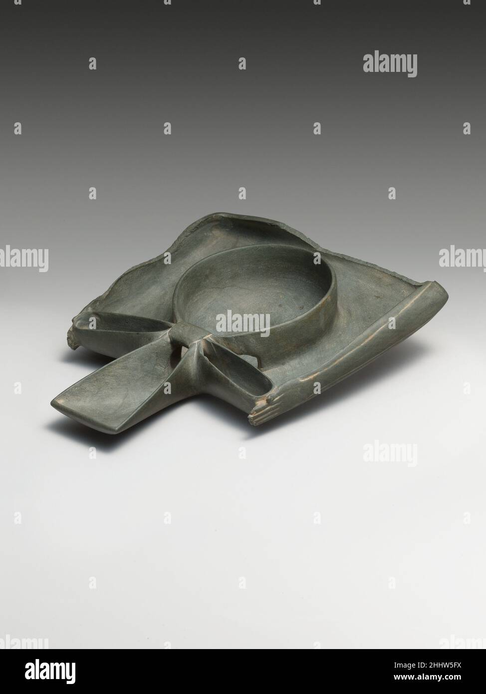 Libation Dish Depicting Ka-Arms Presenting an Ankh-Sign ca. 3100–2900 B ...