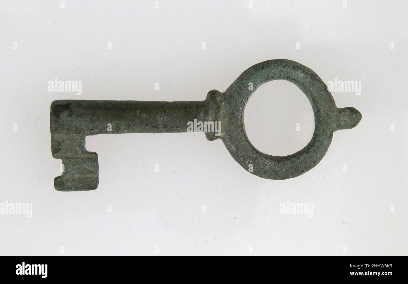 Key 1st–7th century Roman. Key. Roman. 1st–7th century. Copper alloy ...