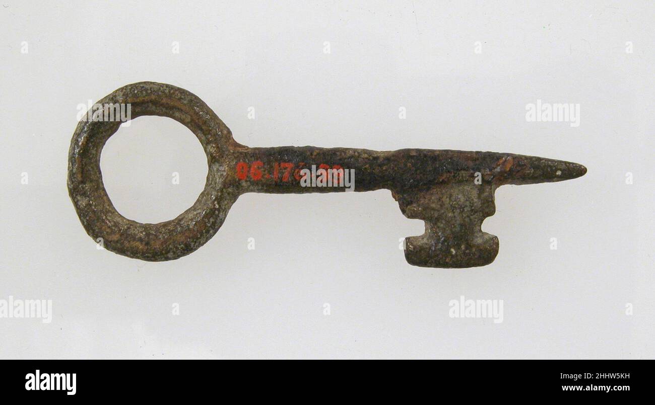 Key 1st–7th century Roman. Key. Roman. 1st–7th century. Copper alloy ...