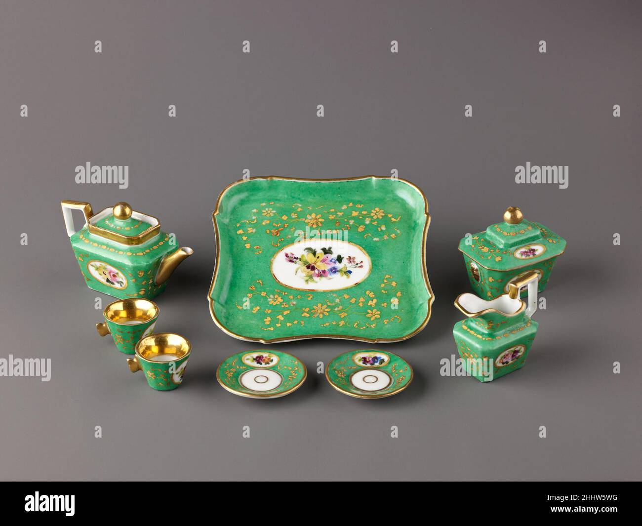 Miniature Tea Set ca. 1825–35 French, Paris. Miniature Tea Set 460950 ...