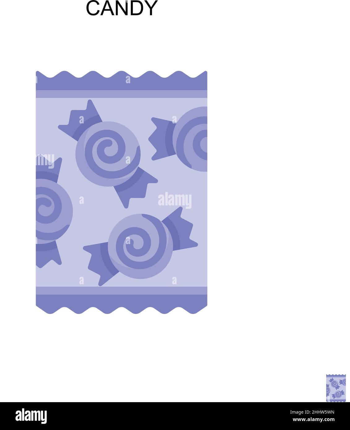 Candy Simple vector icon.Perfect color modern pictogram on editable ...