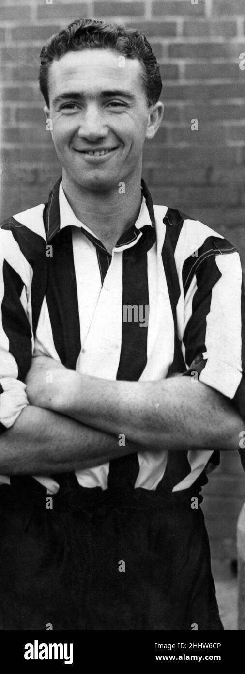 Footballer Tom Casey. Circa 1955 Stock Photo - Alamy