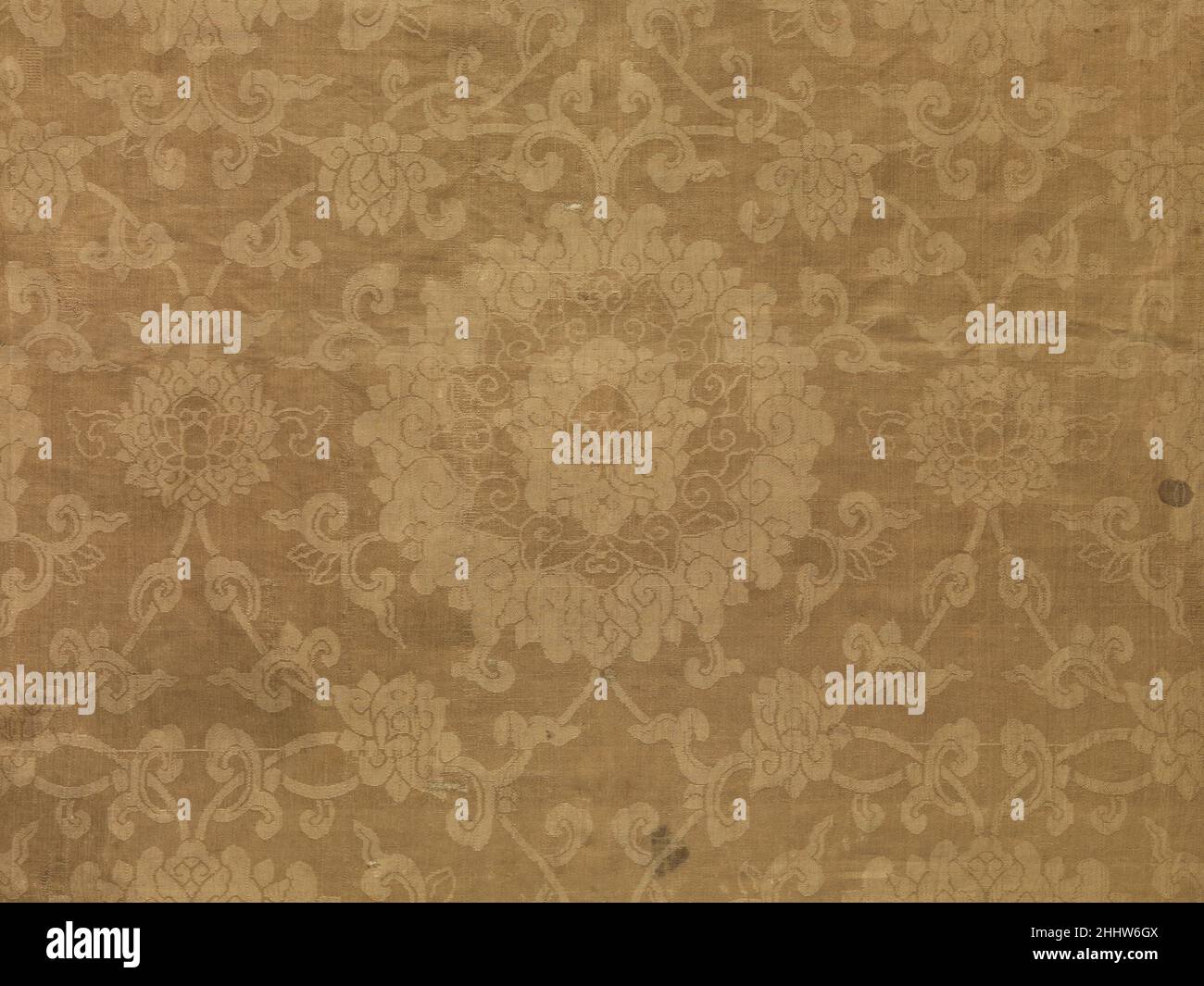 Panel 16th–early 17th century China Satin damask was a popular fabric ...