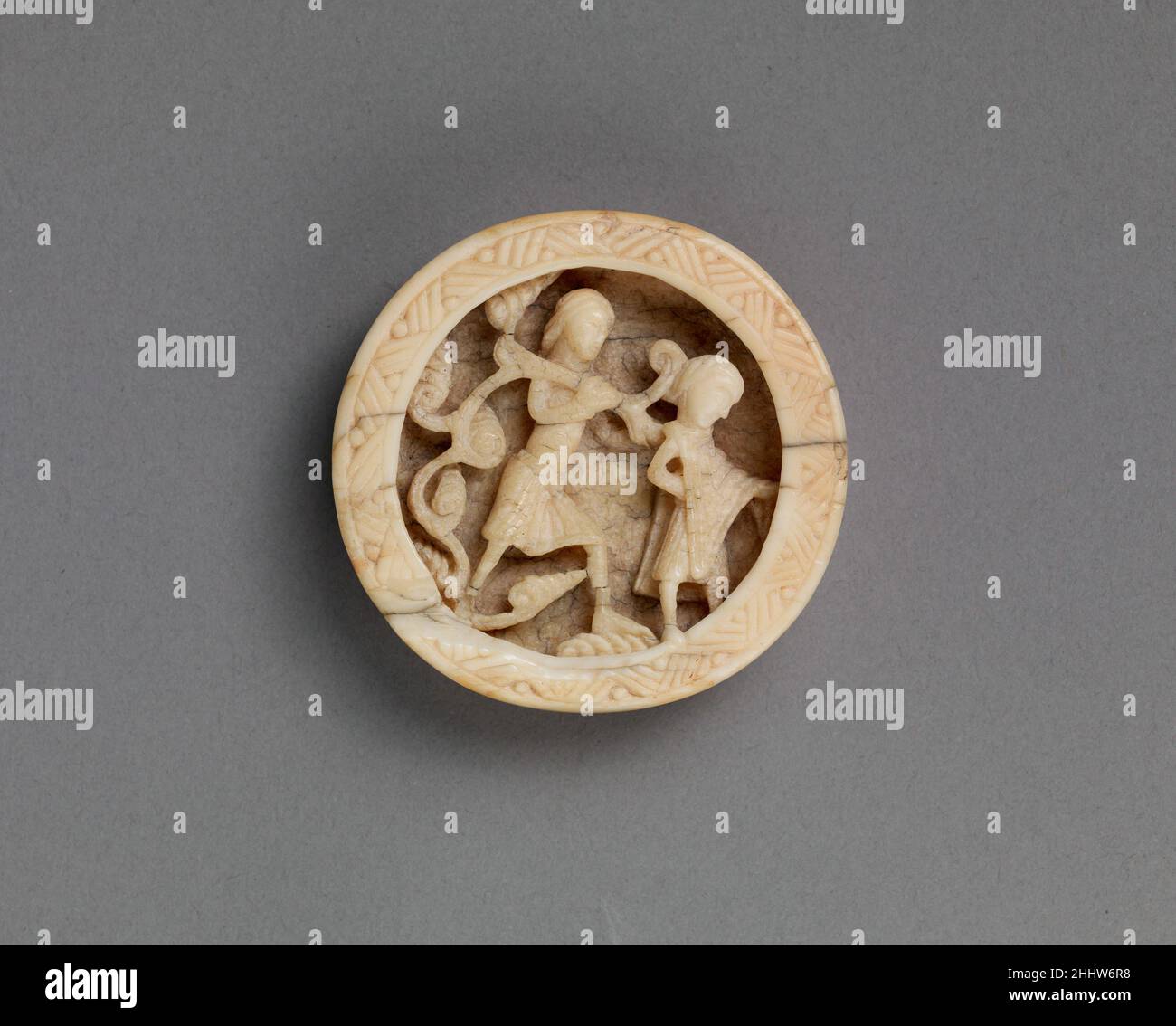 Game Piece with the Blinded Samson Led by a Boy to the Philistine ...