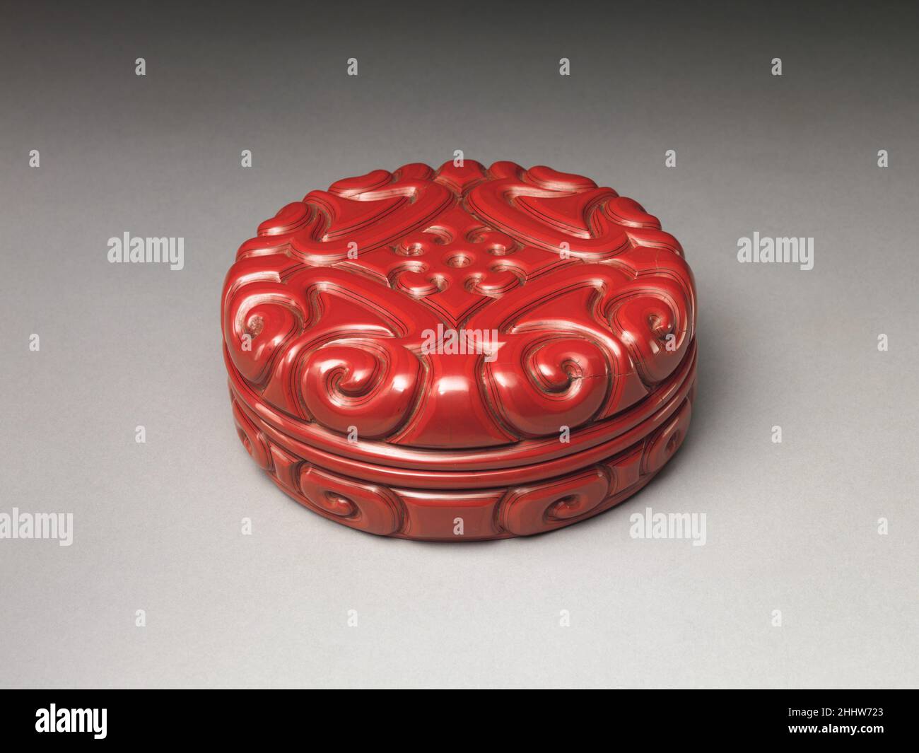 Box with Pommel Scroll Design 14th century China The lush spirals ...