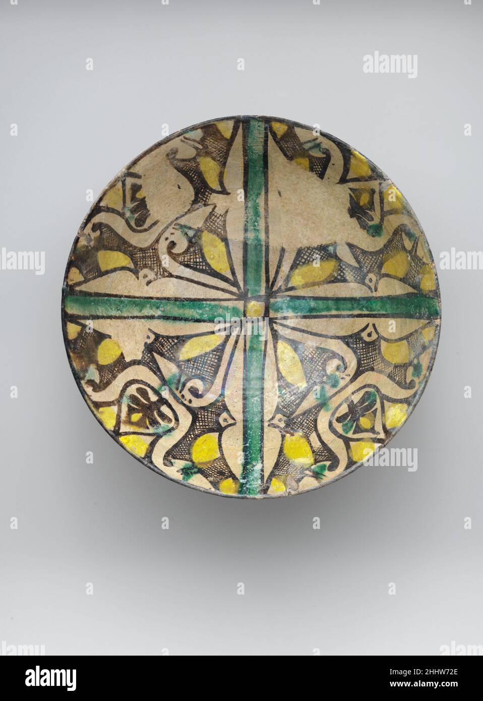 Buff Ware Bowl with Geometric Patterns 9th century A typical ...