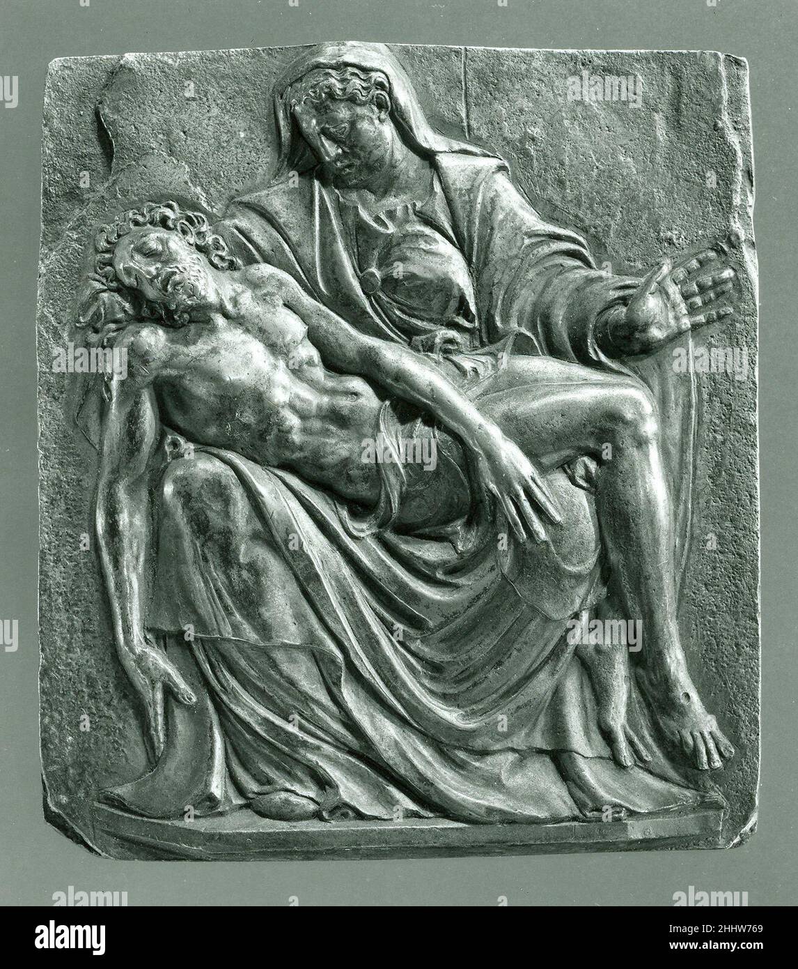 Pieta model second quarter of the 16th century (19th century silvering ...