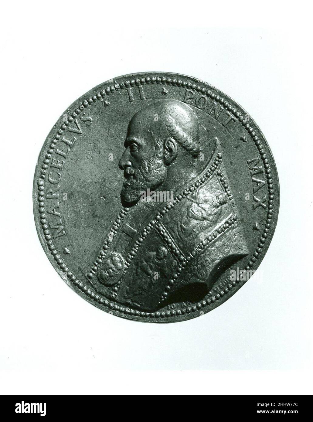 Medal: Pope Marcellus II model 1555 (possibly cast 17th or 18th century ...