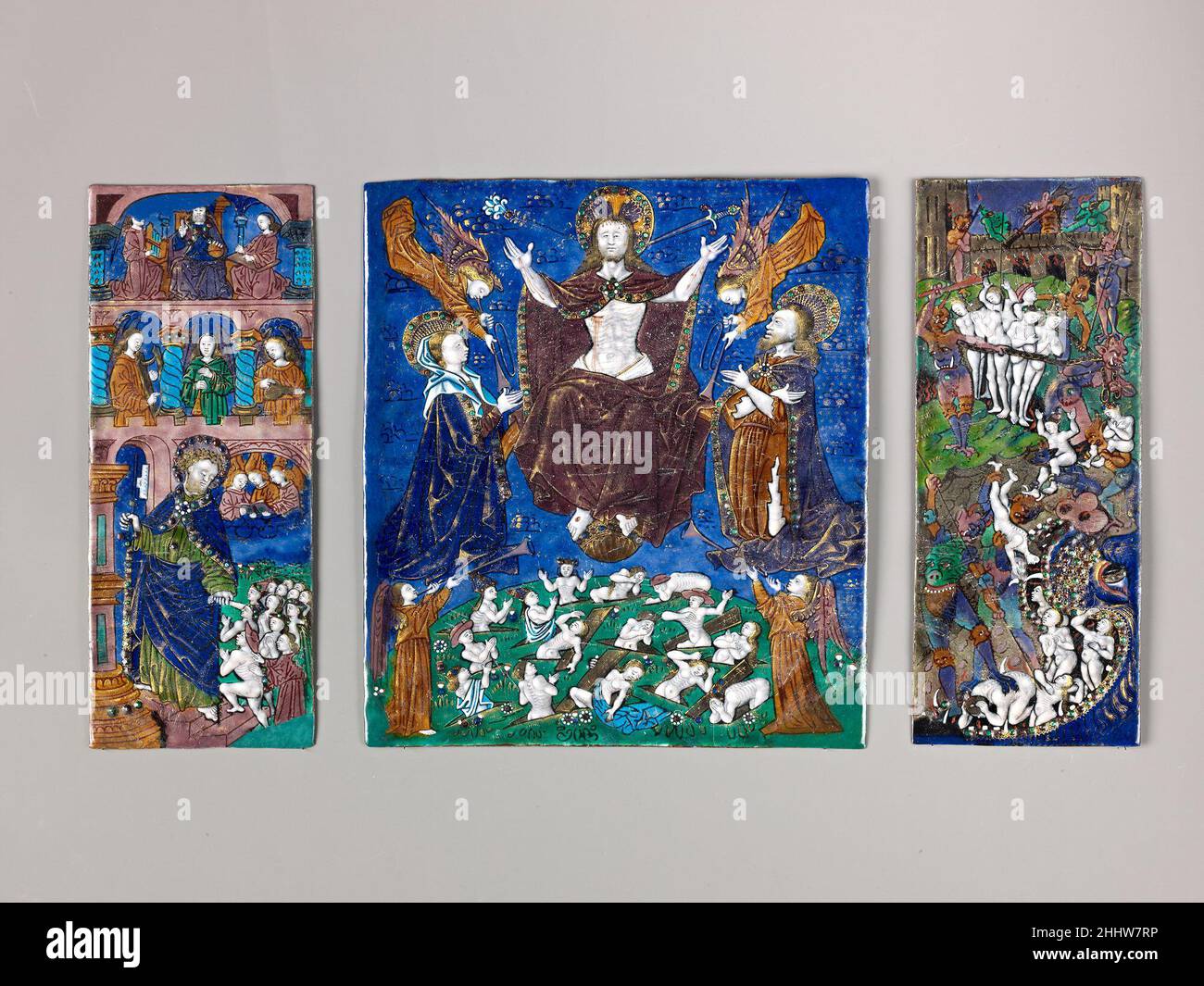 Triptych: The Last Judgment ca. 1500 Master of the Orléans Triptych French. Triptych: The Last ...